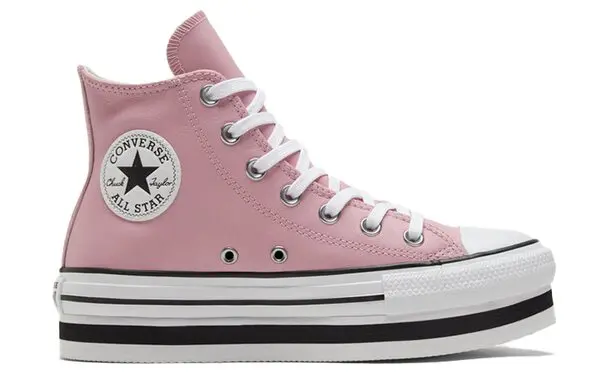 CONVERSE Chuck Taylor All Star Platform High Top Sneakers - Pink/blue