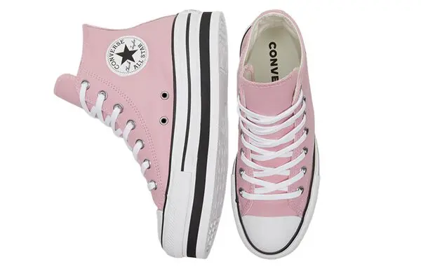 CONVERSE Chuck Taylor All Star Platform High Top Sneakers - Pink/blue