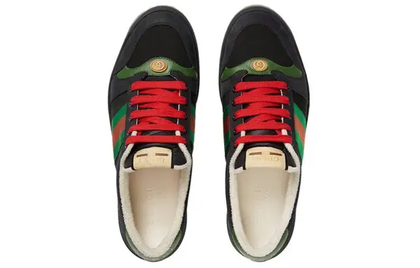 Gucci Screener Suede Sneakers