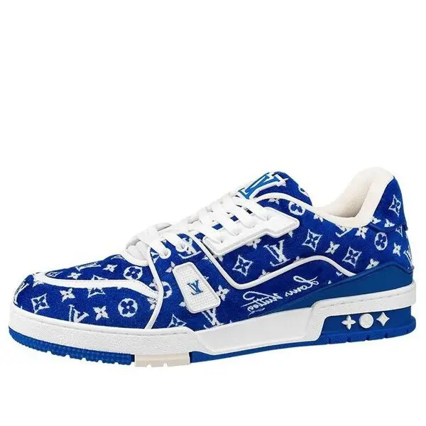 LOUIS VUITTON Trainer Sneakers - Blue/white