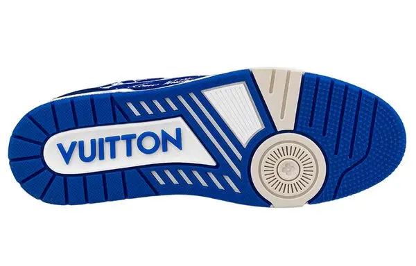LOUIS VUITTON Trainer Sneakers - Blue/white