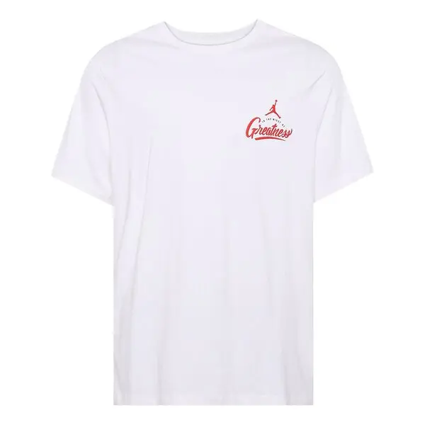 JORDAN Basketball Graphic Print T-shirt - White