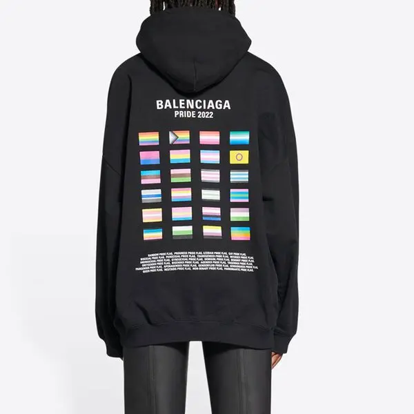 Balenciaga Pride Hoodie Boxy Fit