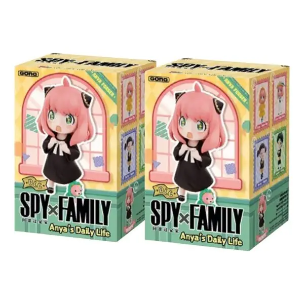 POP MART Spy X Family Anya's Everyday Dlc Figures Sealed Case - Multi-color