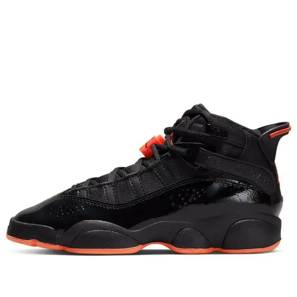 JORDAN 6 Rings "black Infrared - Black/yellow