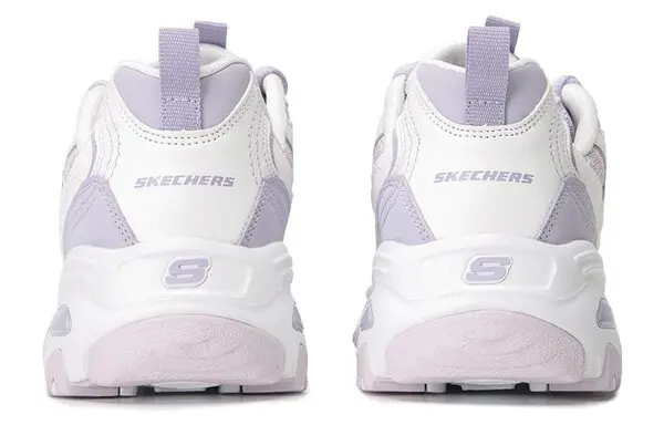 Sketchers D'lites 1.0 Sneakers - White/purple