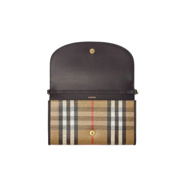 Burberry Highlands Chain Wallet - Sand