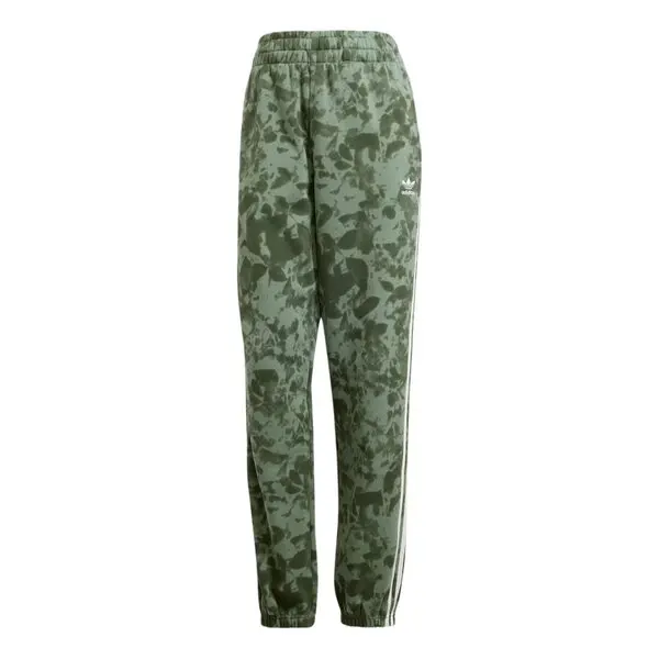 Adidas Sweatpants Graphic Print - Trace Green/shadow Green