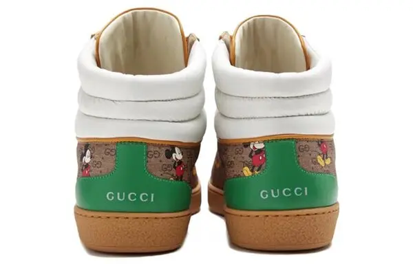 Gucci X Disney Mickey Mouse Gg High Top Sneakers