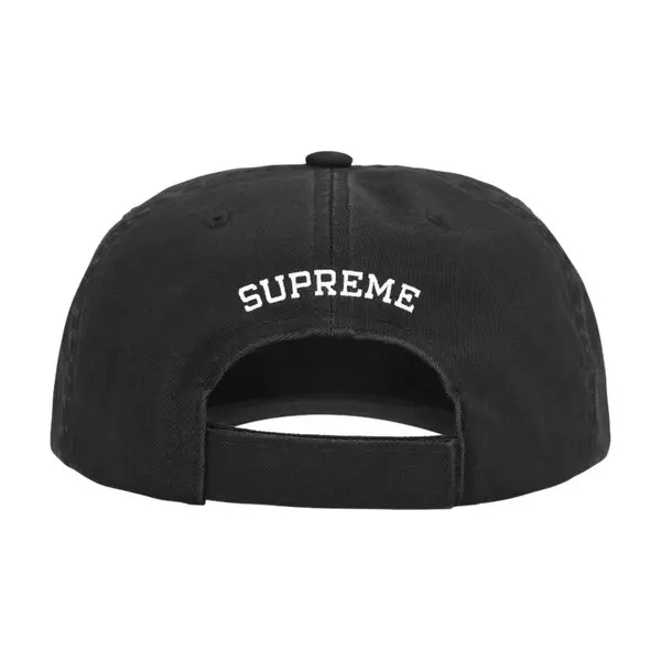Supreme Embroidered Money Logo 6-panel Cap - Black