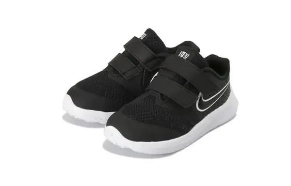 Nike Star Runner 2 Velcro Sneakers - Black/white-volt
