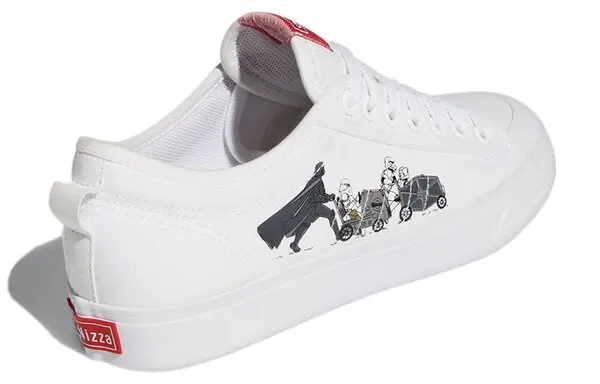 Adidas Star Wars X Nizza 'intergalactic Race' Sneakers - White/black