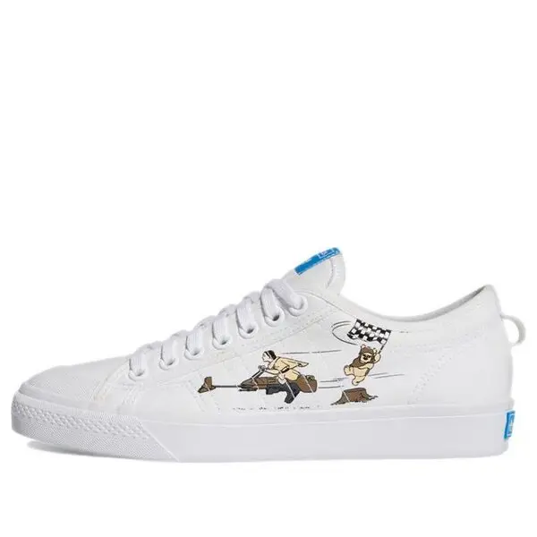 Adidas Star Wars X Nizza 'intergalactic Race' Sneakers - White/black