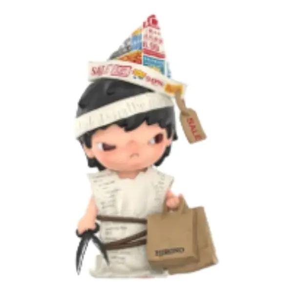 POP MART Hirono Tamed Wildgrass Series Figures 'live Under Receipts - Multi-color