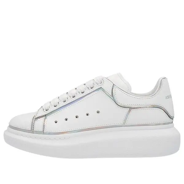 Alexander McQueen Oversized Sneaker - White/silver Holo