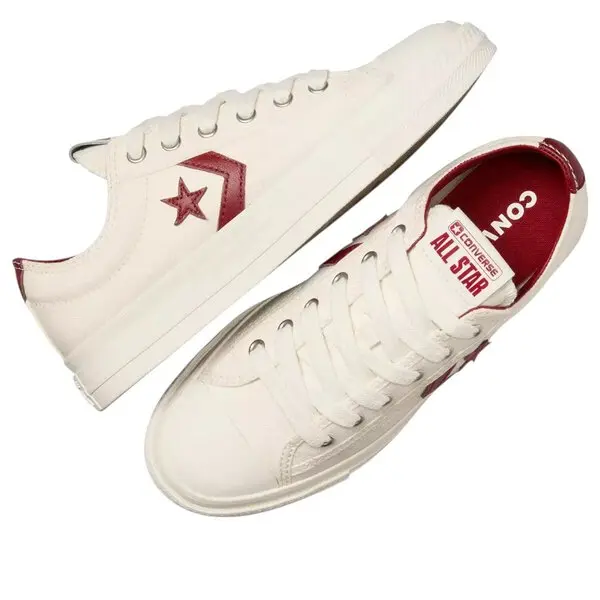 CONVERSE Star Player 76 Oxford Sneakers - Red/tan