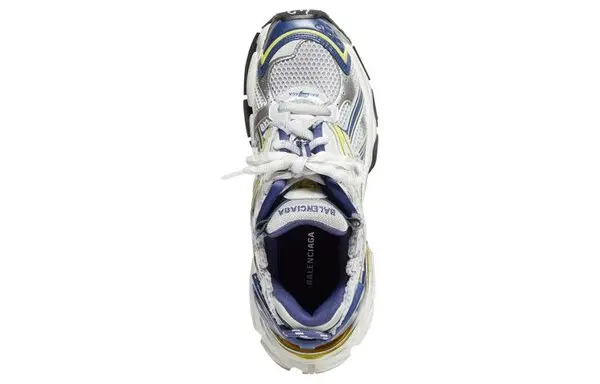 Balenciaga Runner Sneakers - White/black/blue