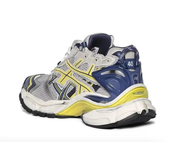 Balenciaga Runner Sneakers - White/black/blue