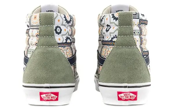VANS Sk8-hi Patchwork High-top Sneakers - Grey