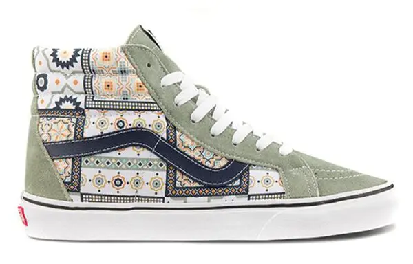 VANS Sk8-hi Patchwork High-top Sneakers - Grey