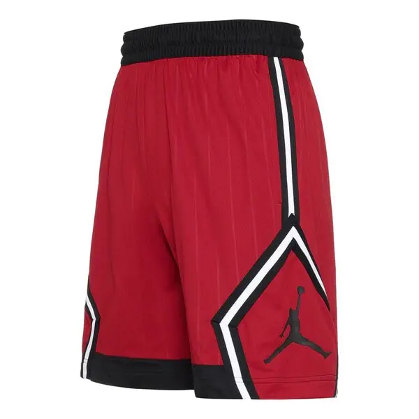 JORDAN Jumpman Diamond Basketball Shorts - Red