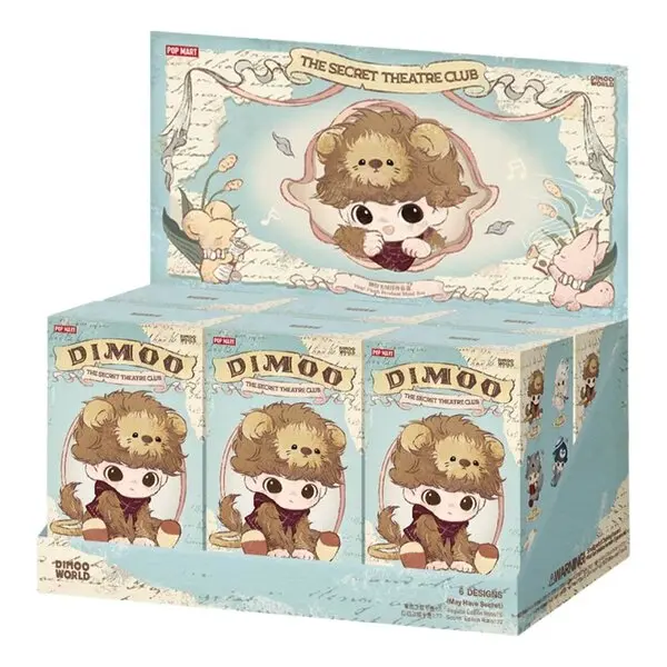 POP MART Dimoo The Secret Theatre Club Series Vinyl Plush Pendant Blind Box - Multi-color