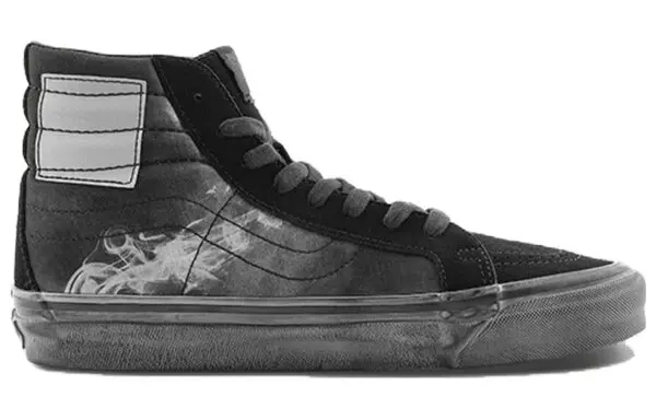 VANS Sk8-hi Lx Smoke And Mirrors X Concepts High Top Sneakers - Black/smoke