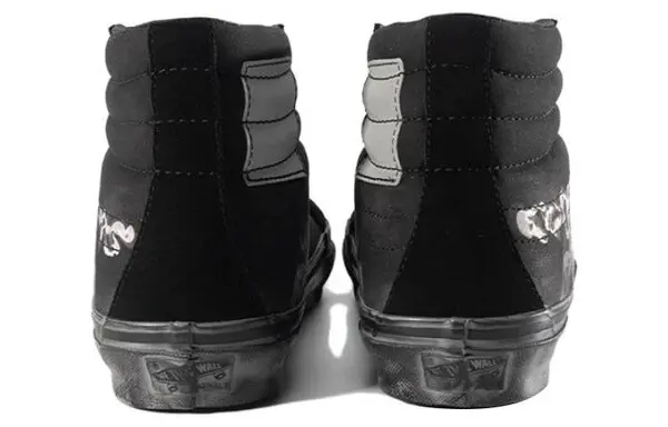 VANS Sk8-hi Lx Smoke And Mirrors X Concepts High Top Sneakers - Black/smoke