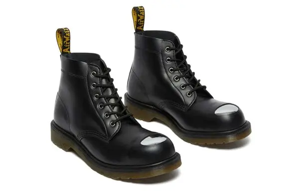 Dr. Martens 101 Exposed Steel Toe Leather Ankle Boots
