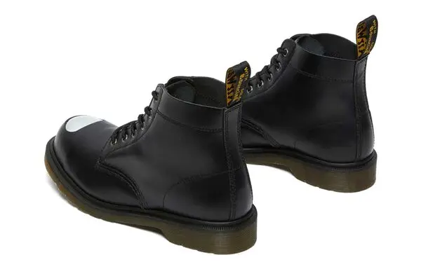 Dr. Martens 101 Exposed Steel Toe Leather Ankle Boots