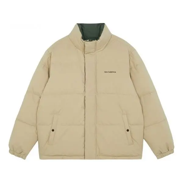 NEW BALANCE Down Jacket - Beige/grey