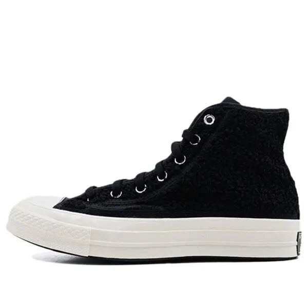 CONVERSE Chuck 70 Varsity Hi Sherpa Sneakers - Black