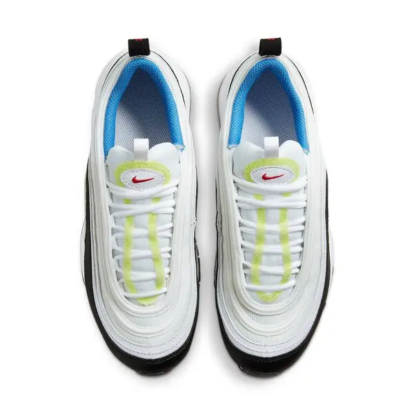Nike Max 97 "velcro Patch" Sneakers - White/black/blue