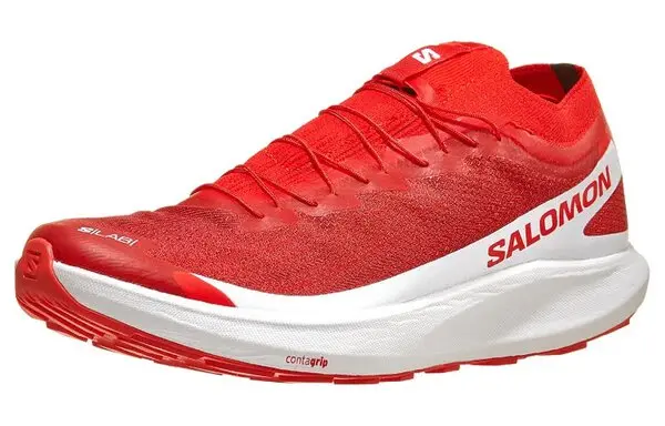 SALOMON S-lab Pulsar 2 Athletic Sneakers - Fiery Red/white