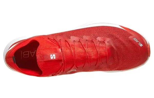 SALOMON S-lab Pulsar 2 Athletic Sneakers - Fiery Red/white