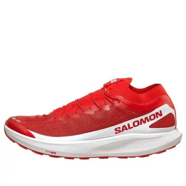 SALOMON S-lab Pulsar 2 Athletic Sneakers - Fiery Red/white