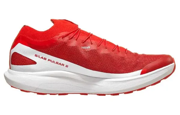SALOMON S-lab Pulsar 2 Athletic Sneakers - Fiery Red/white