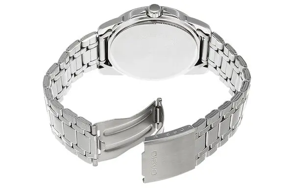 Casio Stainless Steel Quartz Analog Watch - Black