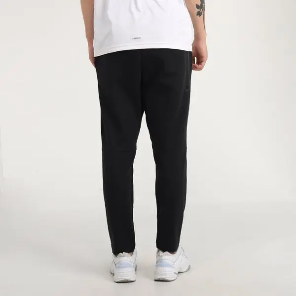 Nike Logo Casual Knit Drawstring Sports Long Pants - Black