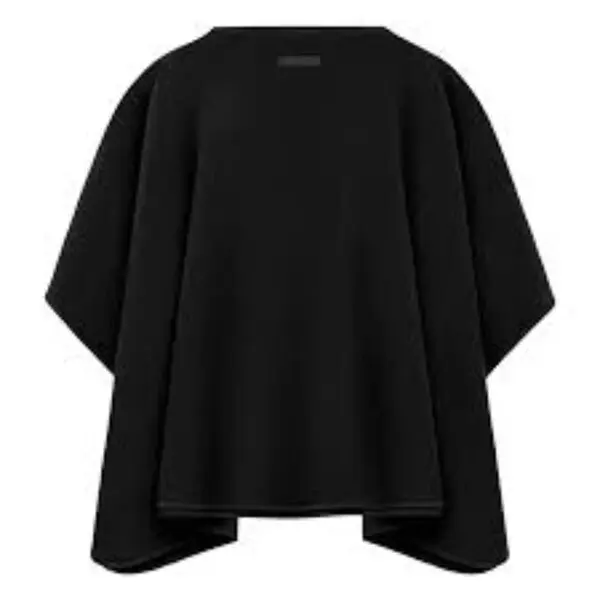 Adidas X Fear Of God Athletics Suede Fleece Poncho - Black