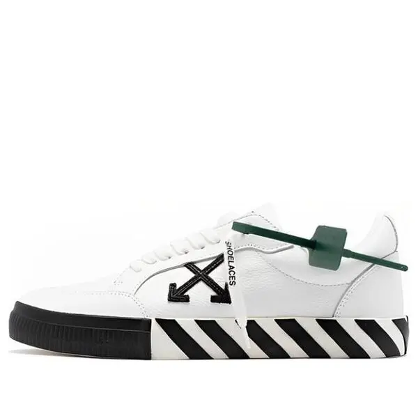 Off-White Vulc Low Leather Sneaker - White/black