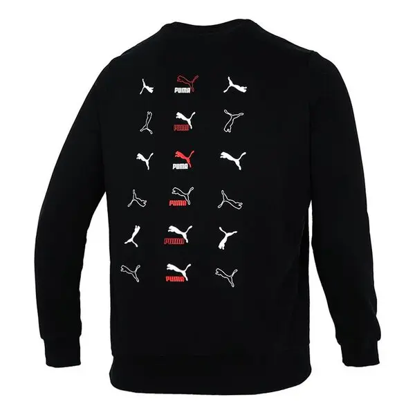 PUMA Classics Graphic Long Sleeve T-shirt - Black