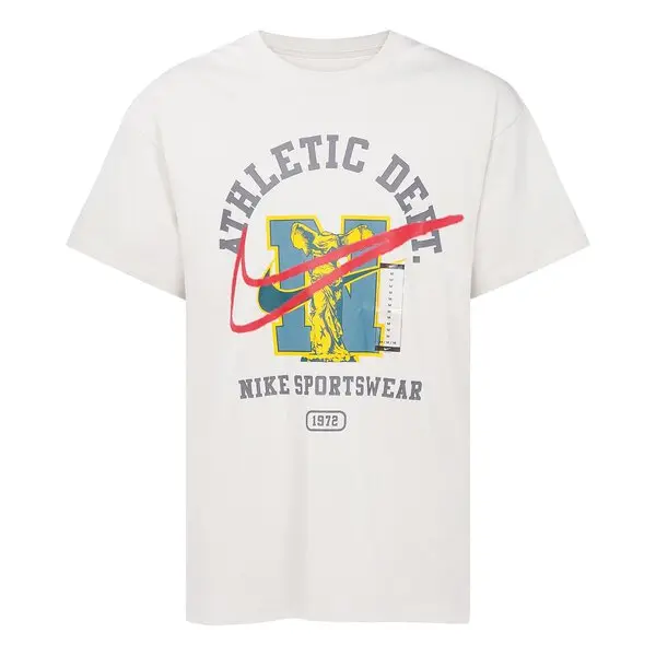 Nike Logo Short Sleeve T-shirt - Light Grey