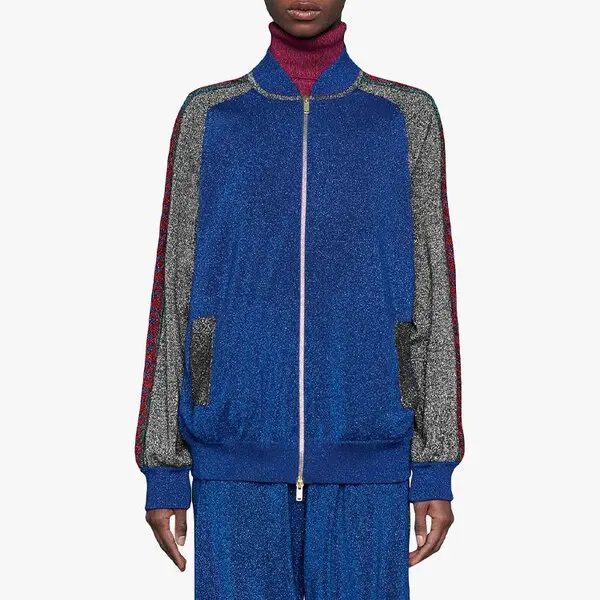 Gucci Wool Lam Bomber Jacket