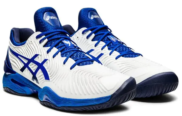 Asics Court Ff Novak Tennis Shoes - White/blue