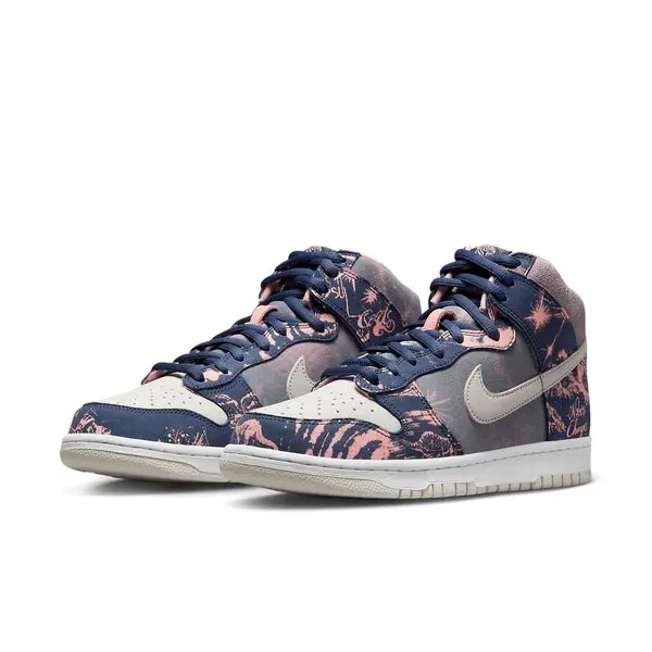 Nike X Soulgoods Sb Dunk High 00s "blue Grey" Sneakers