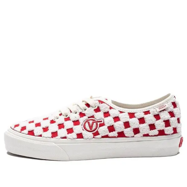 VANS Vault Authentic One-piece Lx Checked Sneakers - Red/white