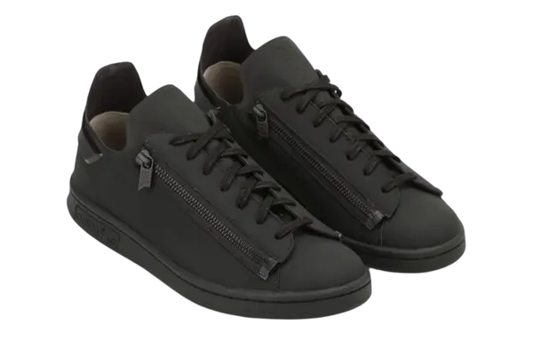 Adidas Y-3 Stan Smith Zip Sneakers - Black/black/black