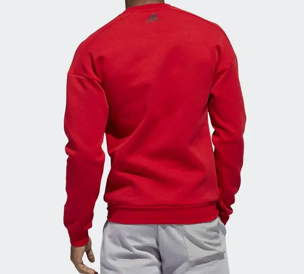 Adidas Logo Print Pullover Sweatshirt