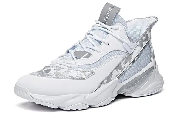 ANTA Player 2 High-top Sneakers - White/silver/grey
